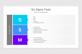 Six Sigma Diagram PowerPoint PPT Template | Nulivo Market