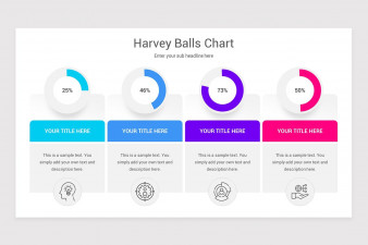 Harvey Balls Chart PowerPoint Template | Nulivo Market