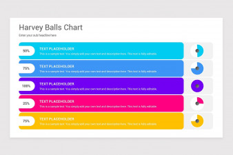 Harvey Balls Chart PowerPoint Template | Nulivo Market