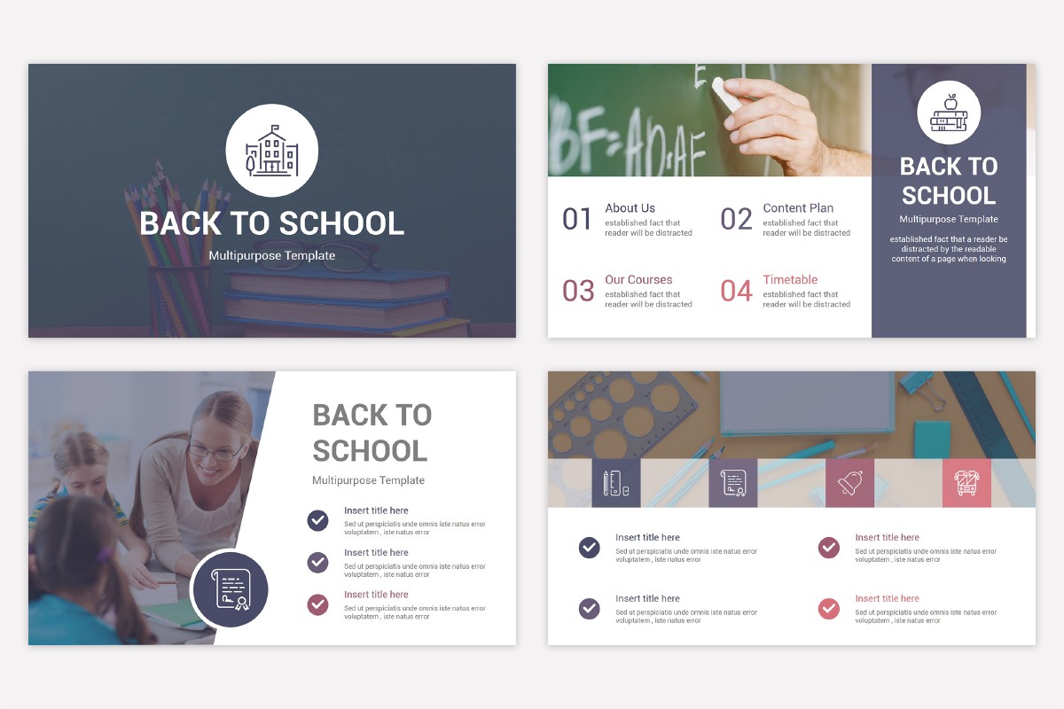 Back to School Google Slides Theme Free Download | Nulivo Market