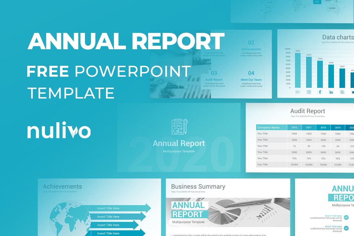 Annual Report Powerpoint Template