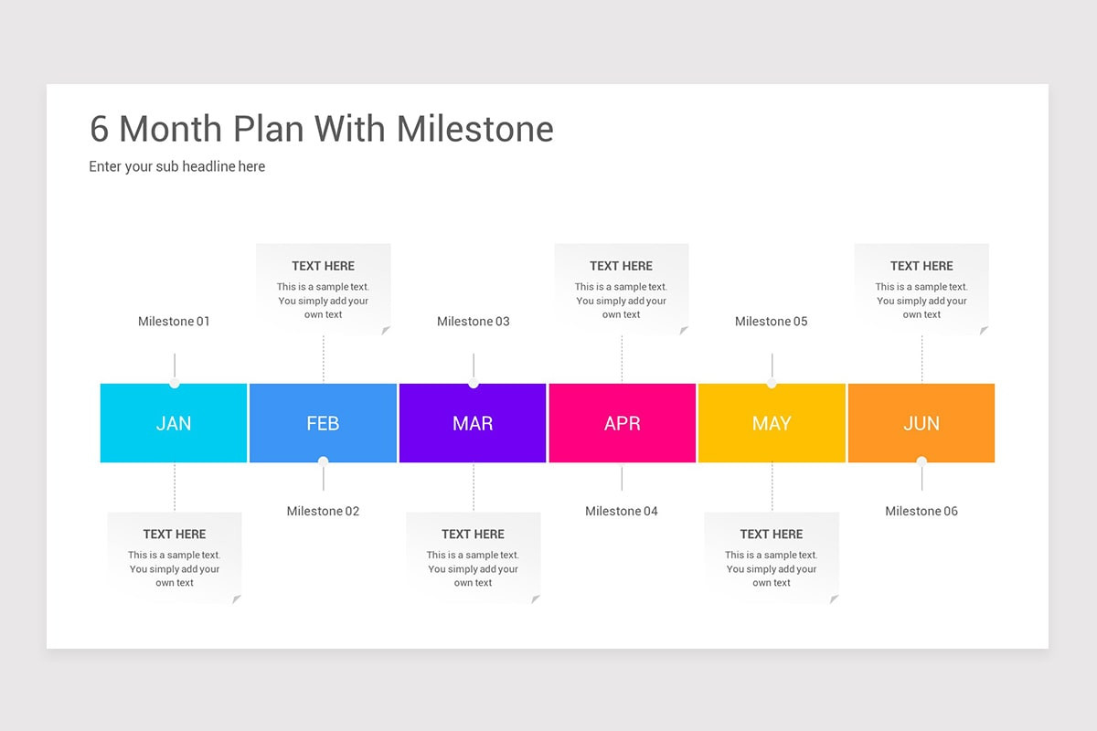 Timeline Milestones Google Slides Template | Nulivo Market