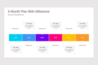 Timeline Milestones Google Slides Template | Nulivo Market