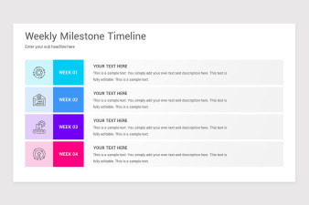 Timeline Milestones Google Slides Template | Nulivo Market