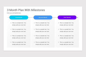 Timeline Milestones Keynote Template | Nulivo Market