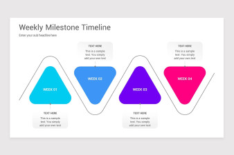 Timeline Milestones Keynote Template | Nulivo Market