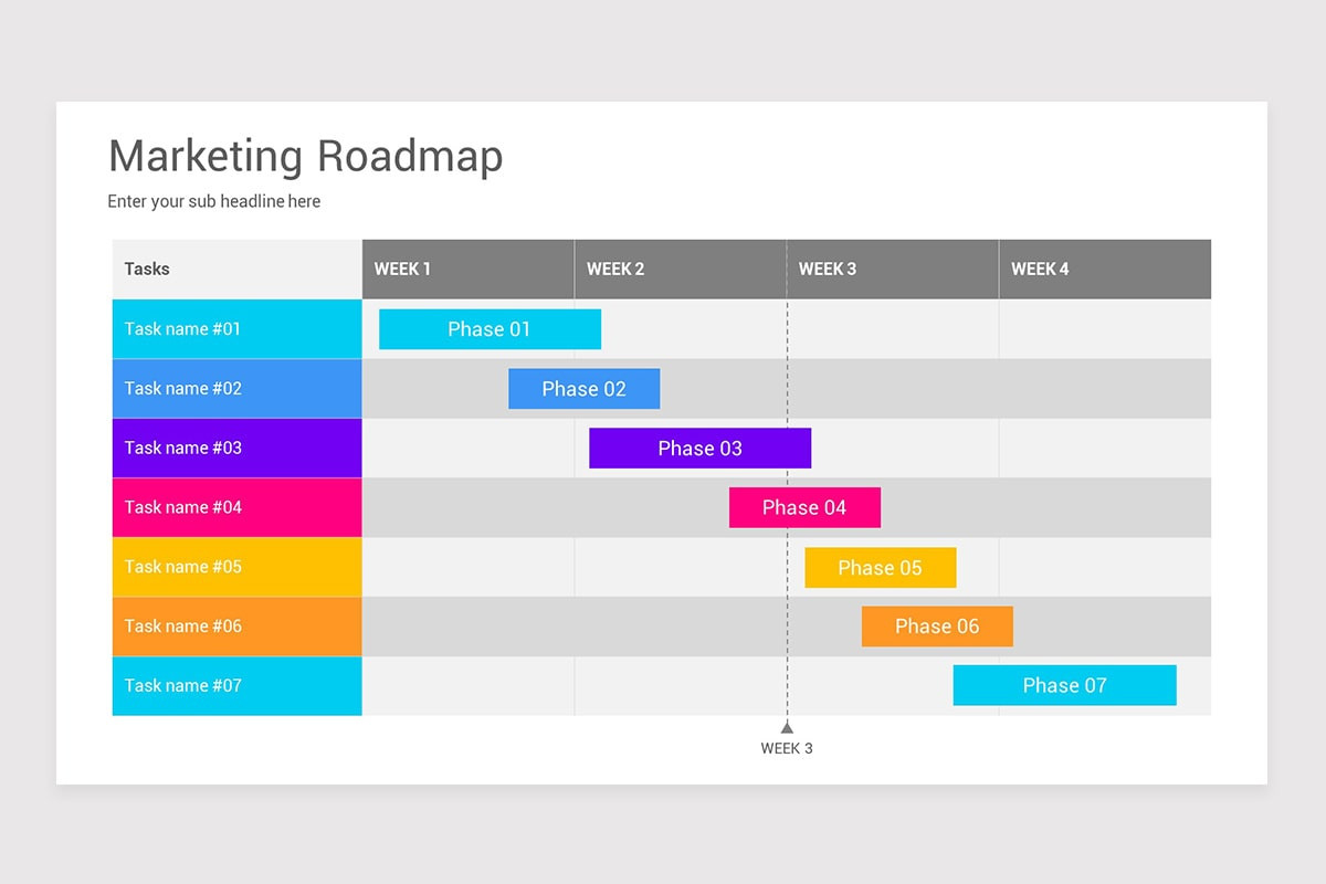 Marketing Roadmap Google Slides Template | Nulivo Market