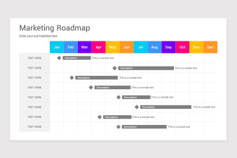 Marketing Roadmap Keynote Template | Nulivo Market