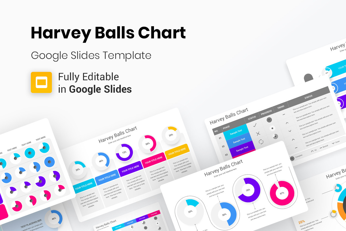 Harvey Balls Chart Google Slides Template Nulivo Market