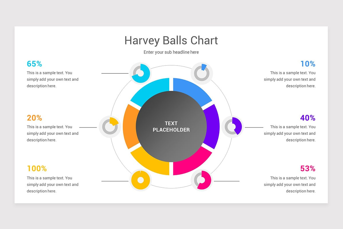 Harvey Balls Chart Google Slides Template | Nulivo Market
