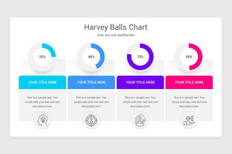 Harvey Balls Chart Keynote Template | Nulivo Market