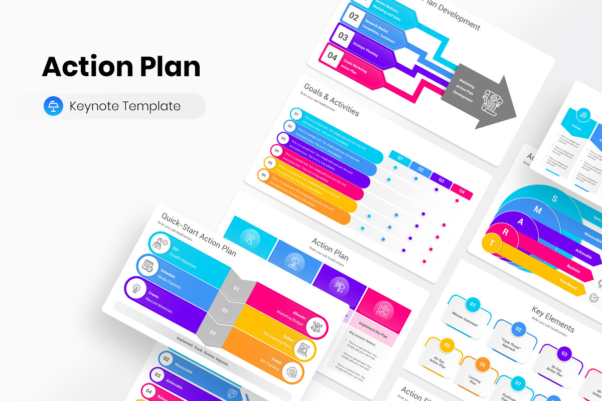 Action Plan Keynote Template | Nulivo Market