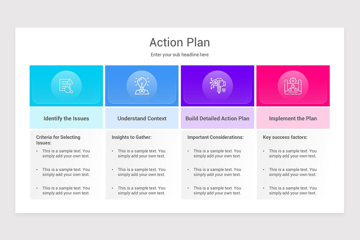 Action Plan Keynote Template | Nulivo Market