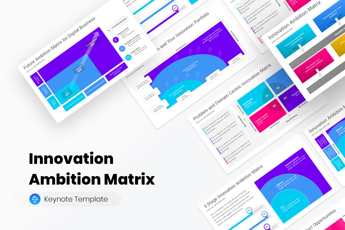 Innovation Ambition Matrix Keynote Template Nulivo Market