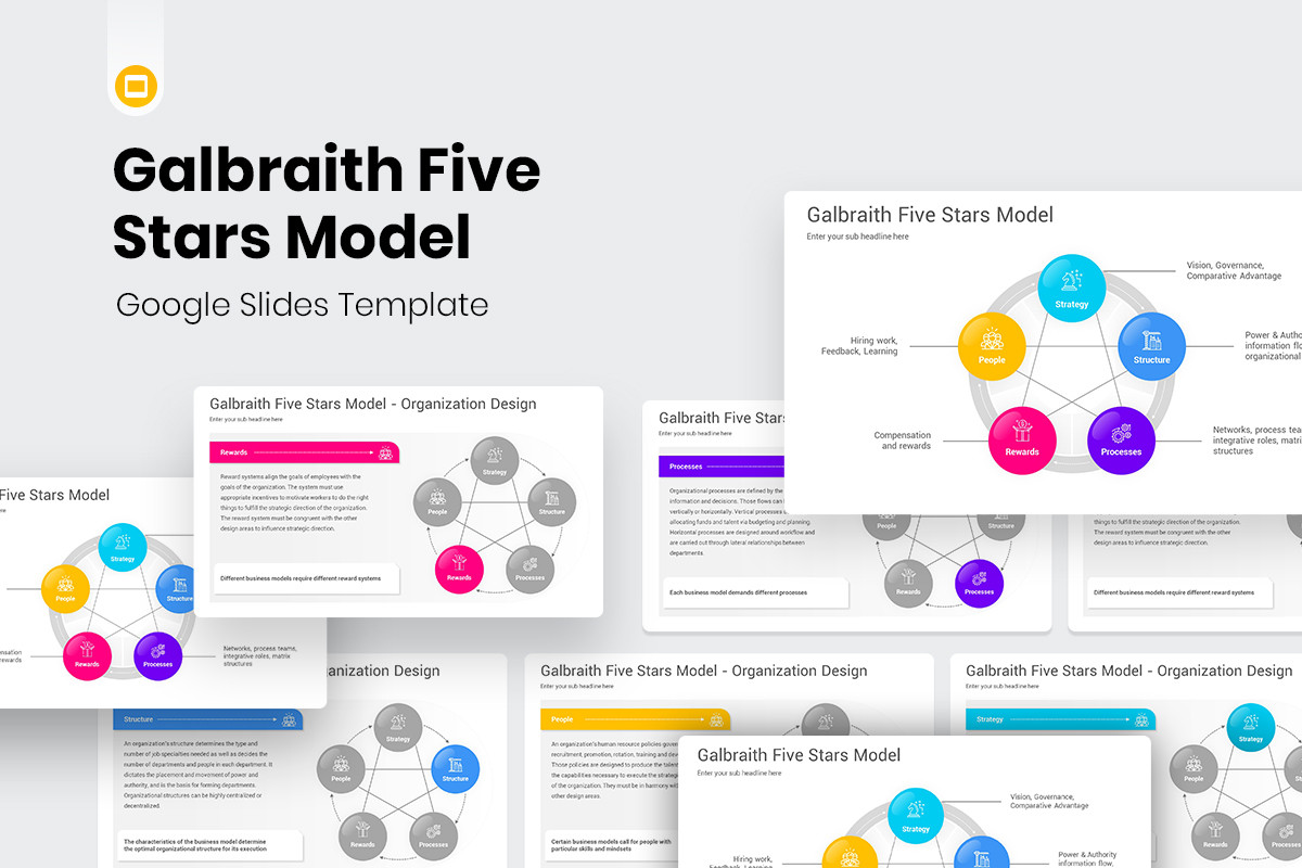 Galbraith Five Stars Google Slides Template Models | Nulivo Market