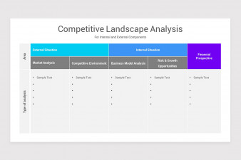 Competitive Landscape Analysis PowerPoint Template | Nulivo Market