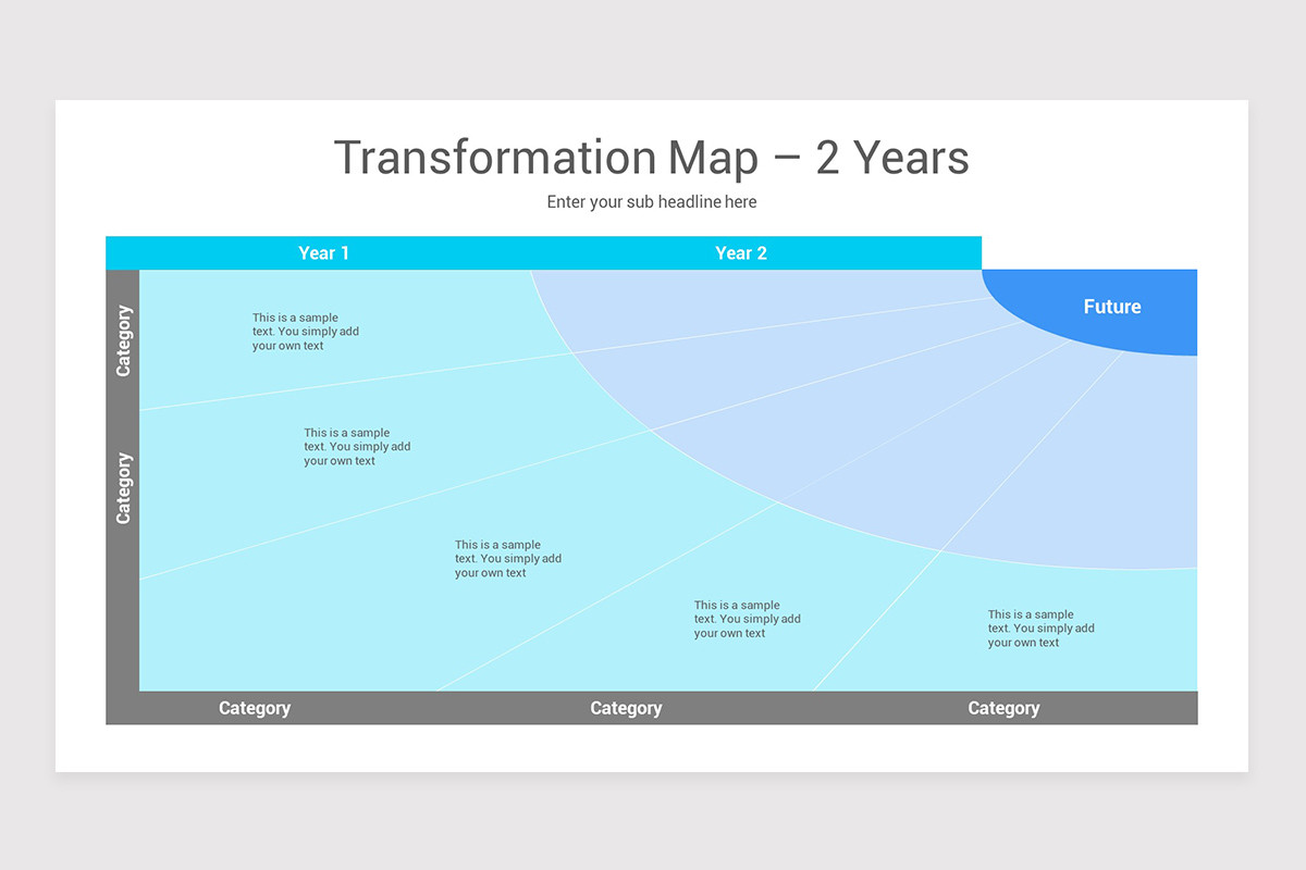 Transformation Map Diagrams PowerPoint Template | Nulivo Market