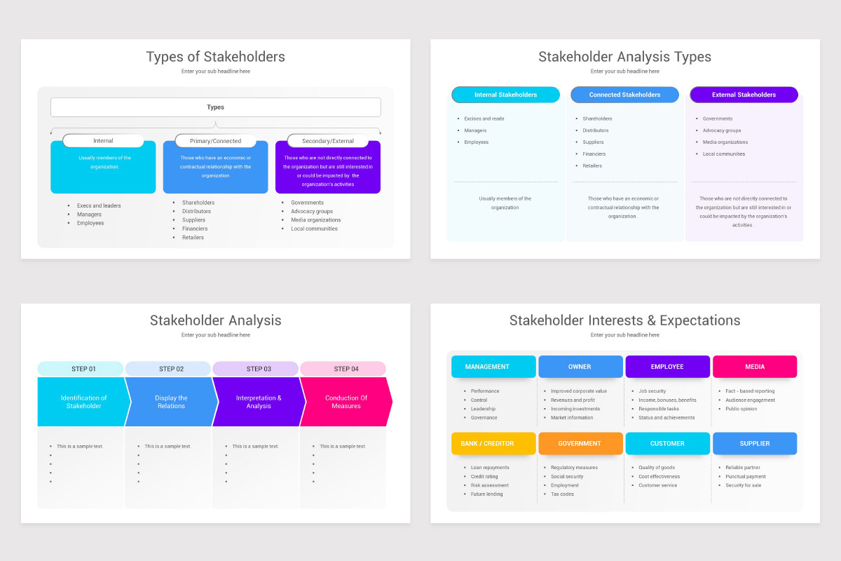 Stakeholder Analysis Tools PowerPoint Template | Nulivo Market
