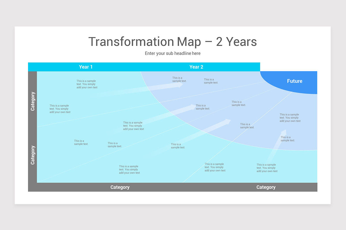 Transformation Map Diagrams Google Slides Template | Nulivo Market
