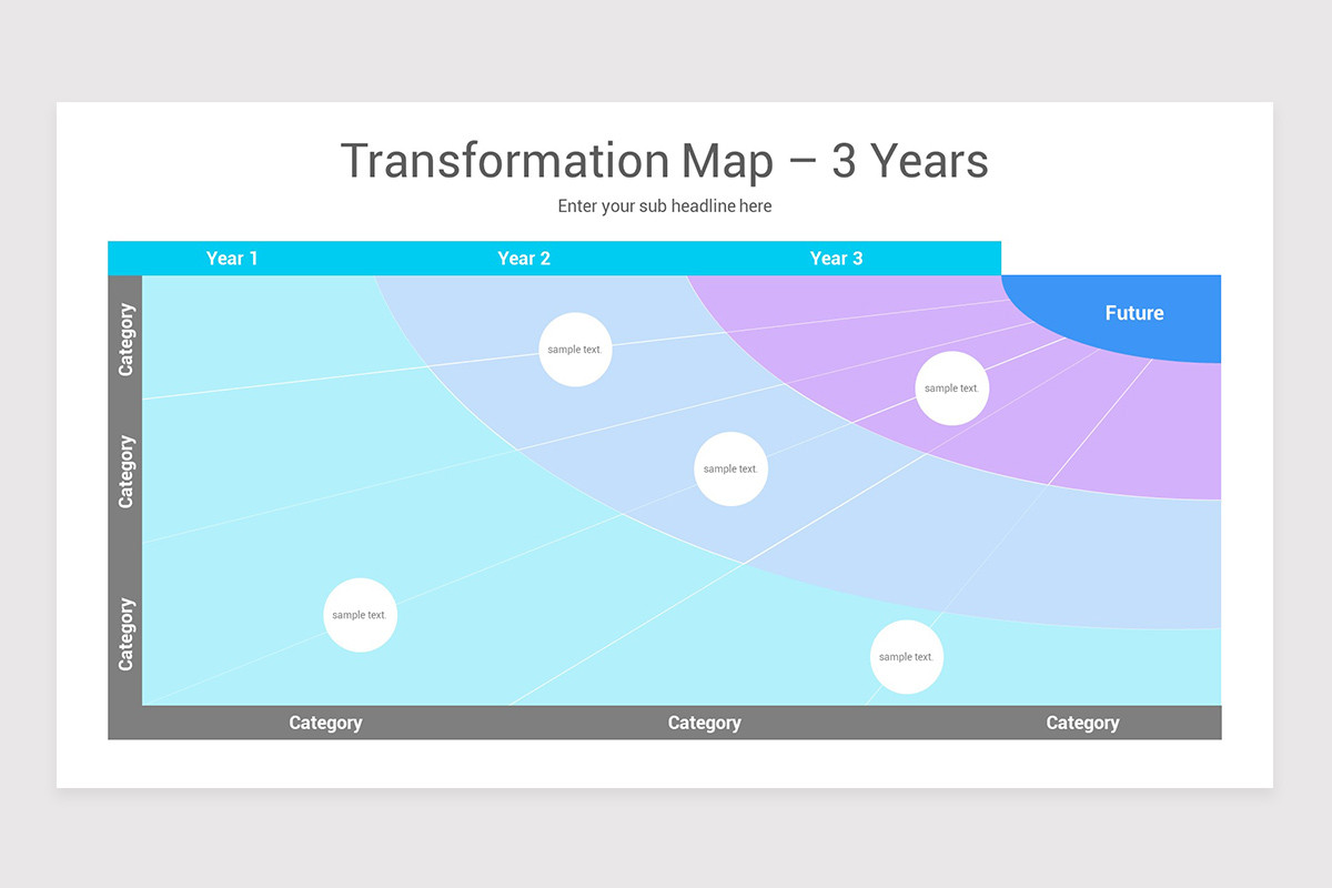 Transformation Map Diagrams Google Slides Template | Nulivo Market