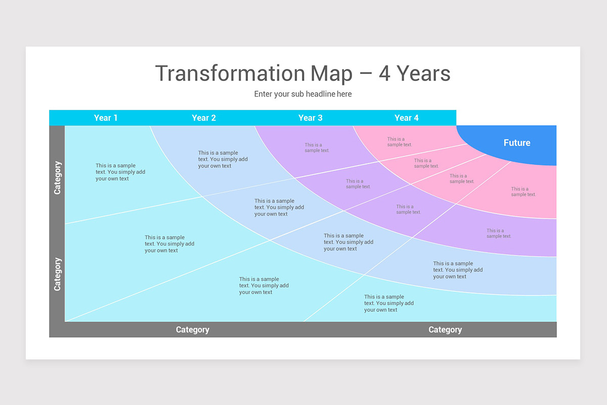 Transformation Map Diagrams Google Slides Template | Nulivo Market