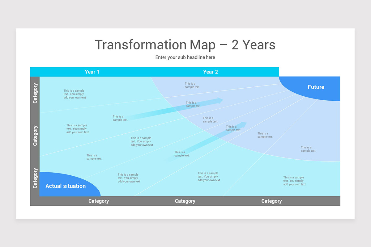Transformation Map Diagrams Keynote Template | Nulivo Market