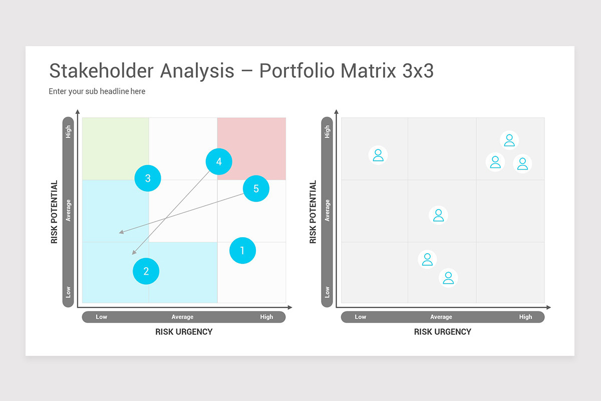 Stakeholder Matrix Keynote Template | Nulivo Market
