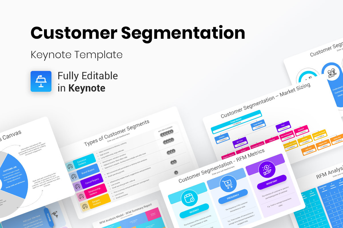 Customer Segmentation Keynote Template | Nulivo Market