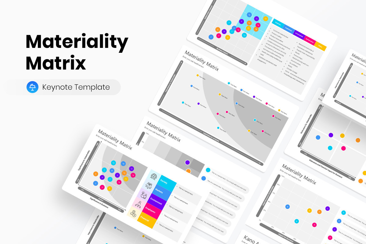 Materiality Matrix Keynote Template | Nulivo Market