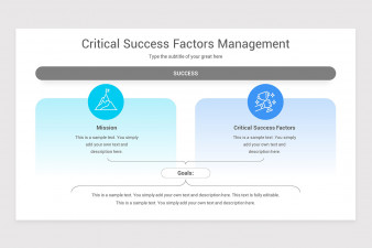 Critical Success Factors PowerPoint Template | Nulivo Market