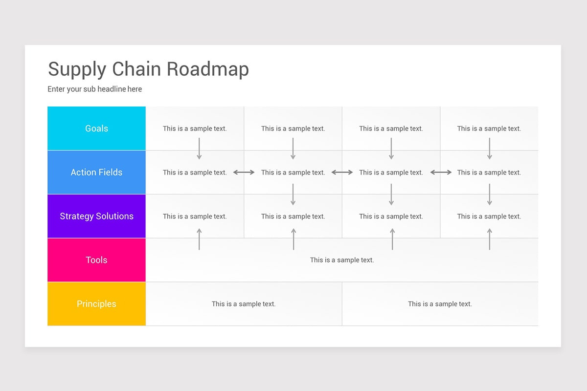 Supply Chain Management PowerPoint Template Diagrams | Nulivo Market