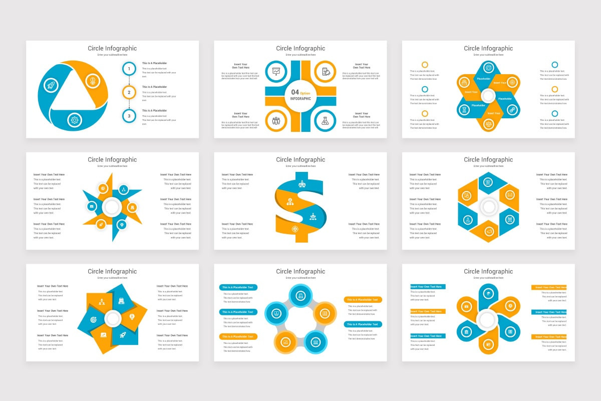 Custom Circles PowerPoint Template | Nulivo Market