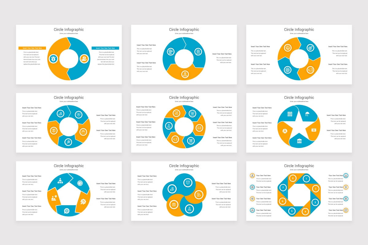 Custom Circles PowerPoint Template | Nulivo Market