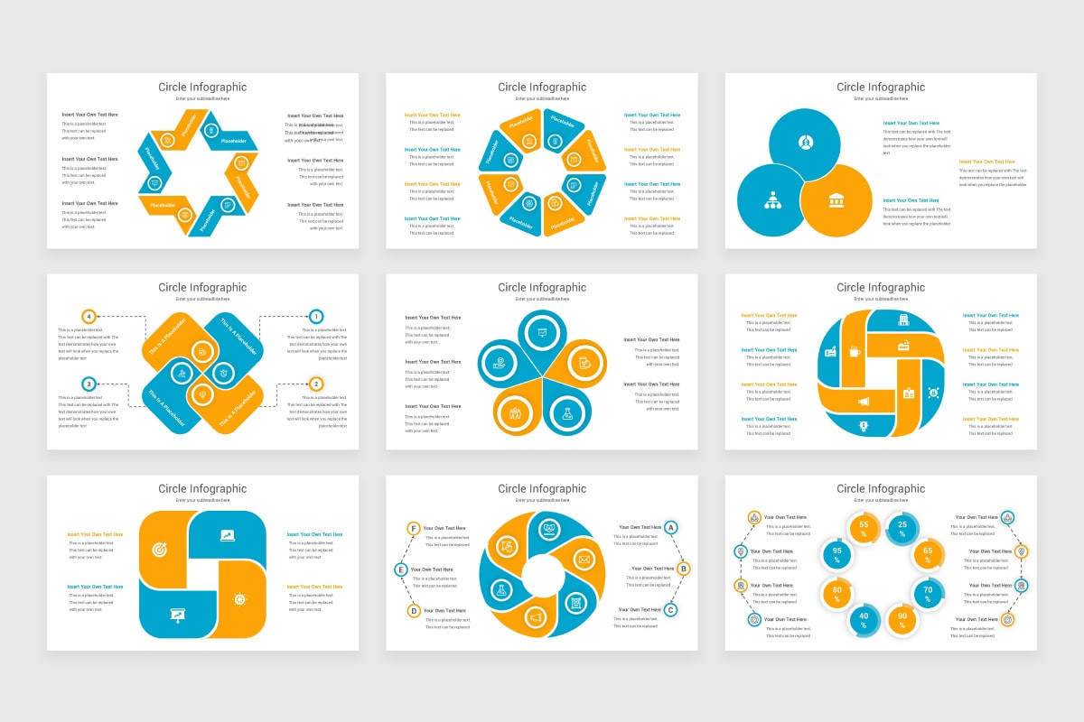 Custom Circles PowerPoint Template | Nulivo Market