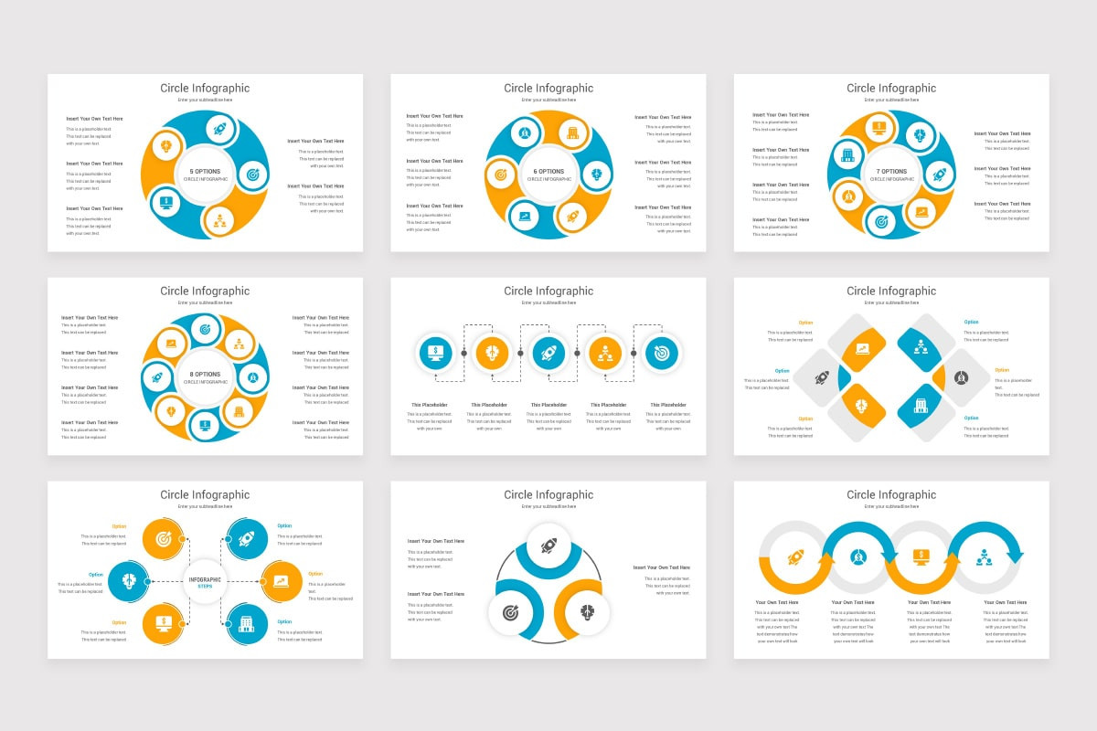 Custom Circles PowerPoint Template | Nulivo Market