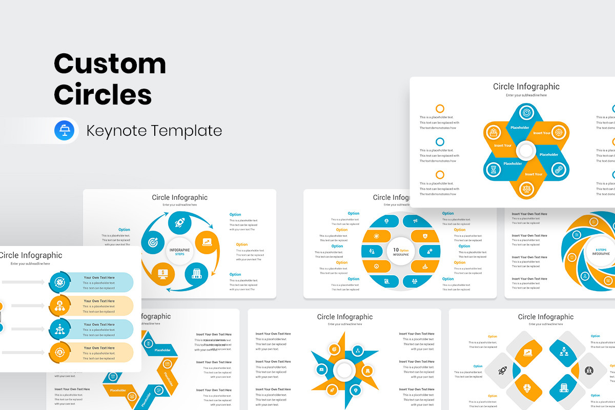 Custom Circles Keynote Template | Nulivo Market