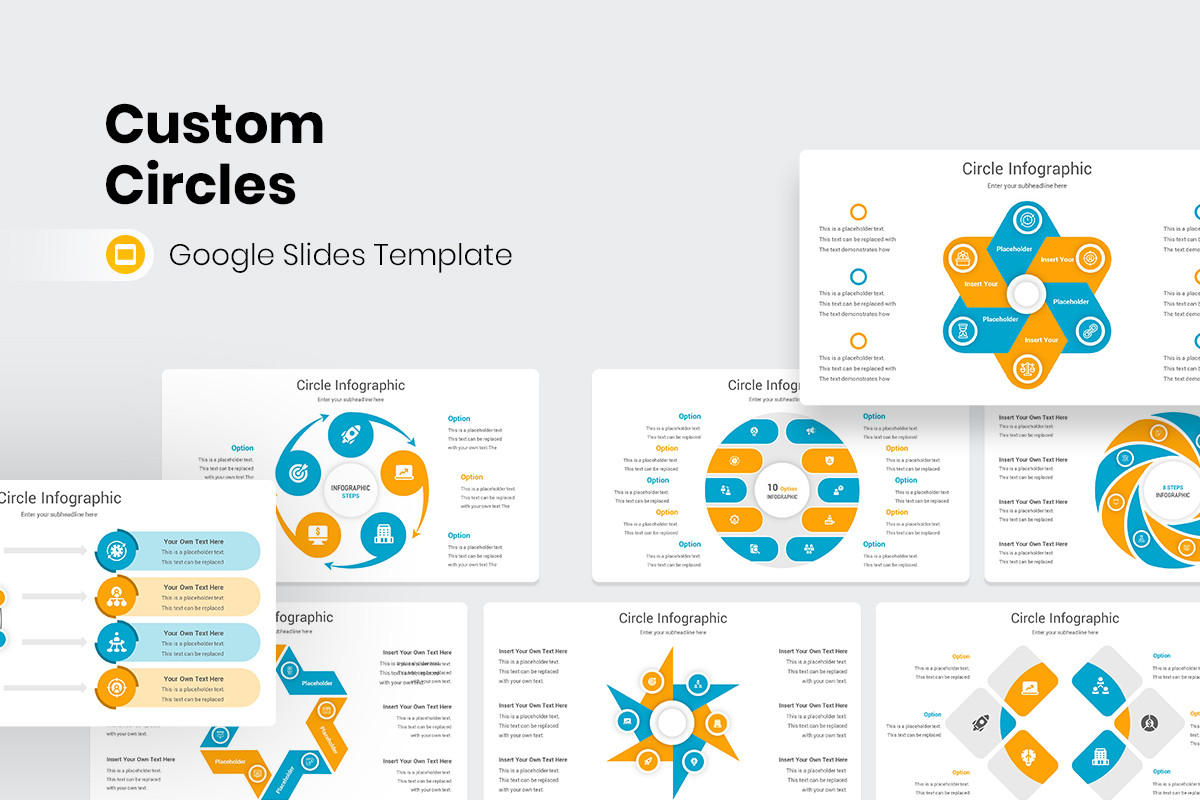 Custom Circles Google Slide Template | Nulivo Market