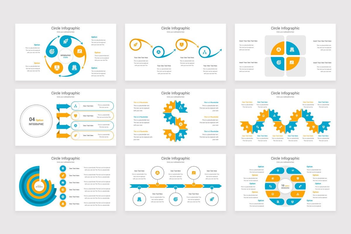 Custom Circles Google Slide Template | Nulivo Market