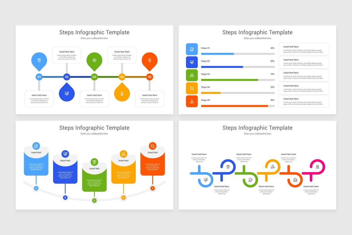 Marketing Steps Google Slide Template | Nulivo Market