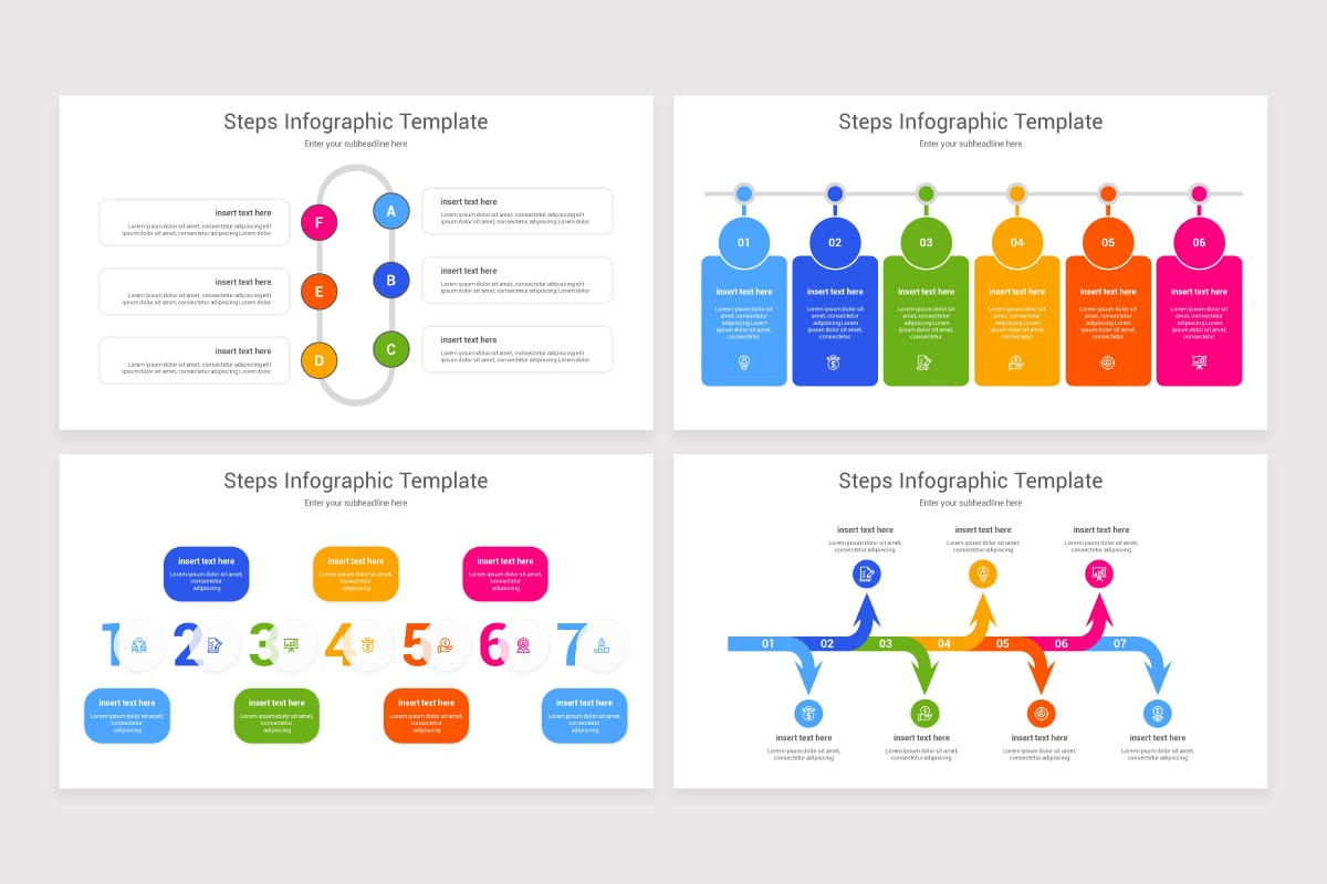 Marketing Steps Google Slide Template | Nulivo Market
