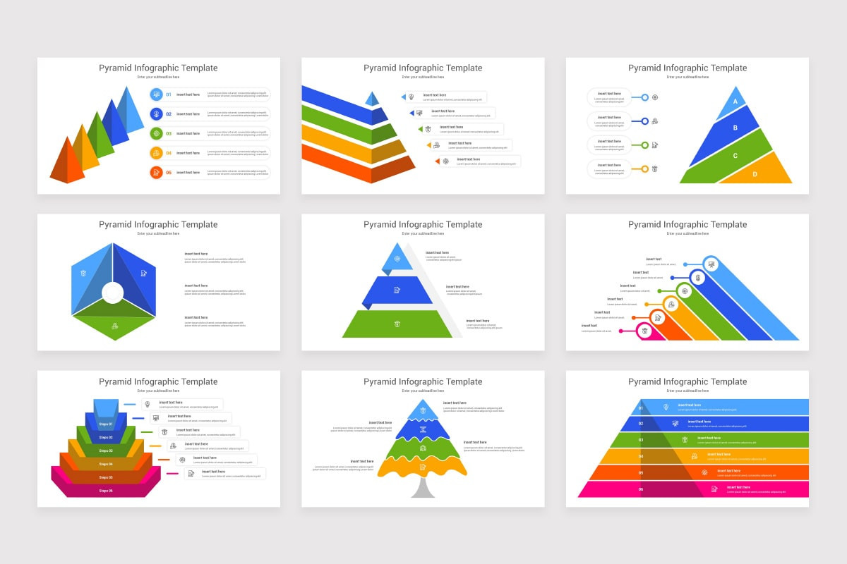 Marketing Pyramid PowerPoint Template | Nulivo Market