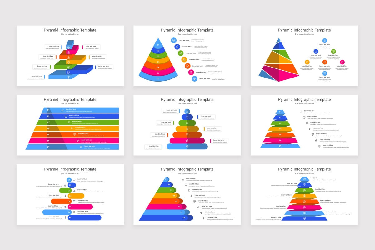 Marketing Pyramid PowerPoint Template | Nulivo Market