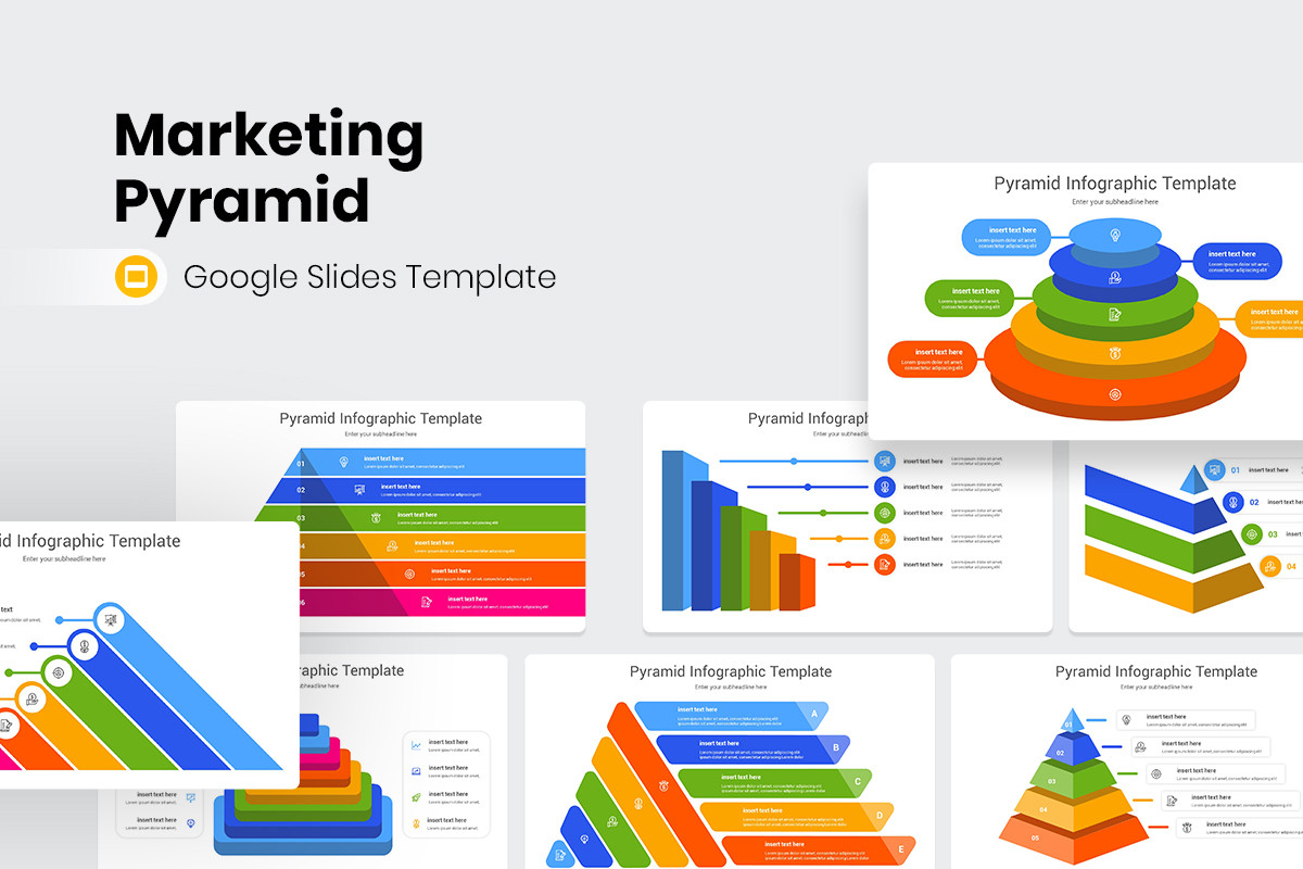 Marketing Pyramid Google Slide Template | Nulivo Market