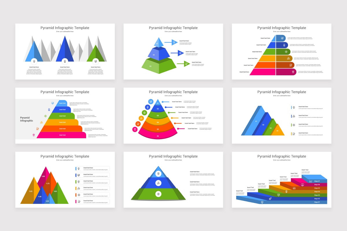 Marketing Pyramid Google Slide Template | Nulivo Market