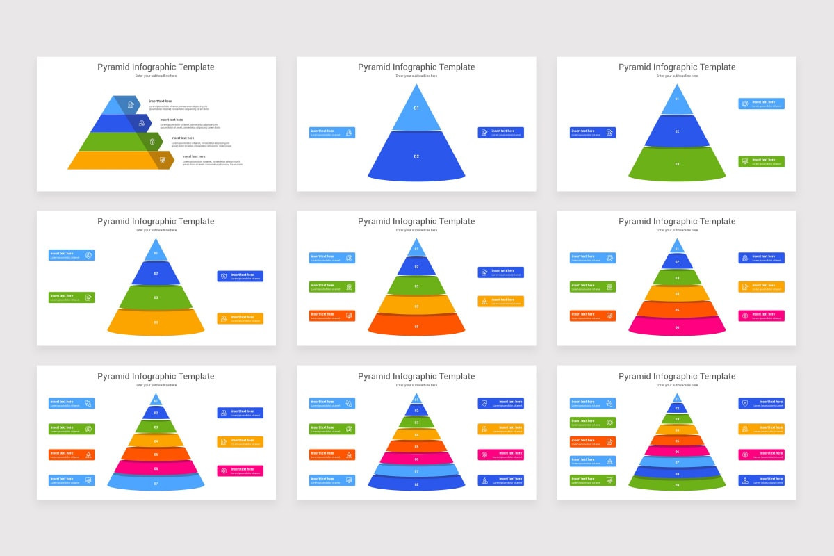 Marketing Pyramid Google Slide Template | Nulivo Market