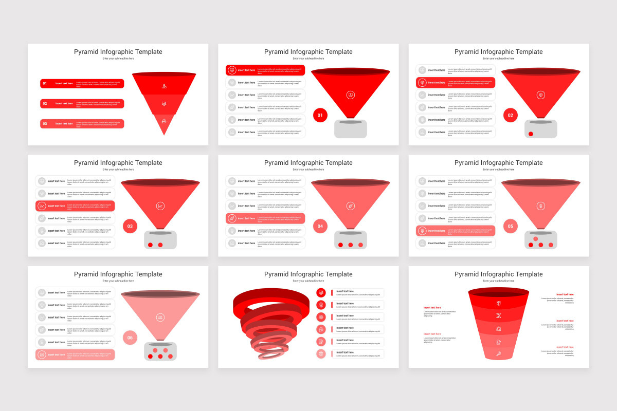 Funnel Toolbox 2D Google Slide Template | Nulivo Market