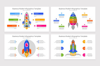 Business Rocket Infographics PowerPoint Template | Nulivo Market