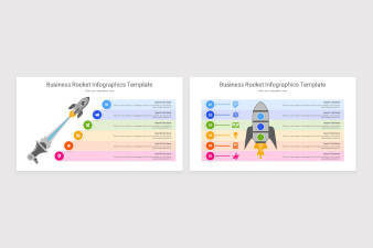 Business Rocket Infographics PowerPoint Template | Nulivo Market