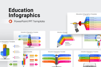 Education Infographics PowerPoint Template | Nulivo Market