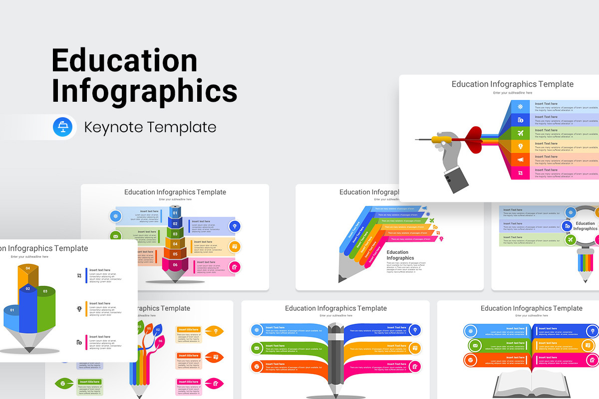Education Infographics Keynote Template | Nulivo Market